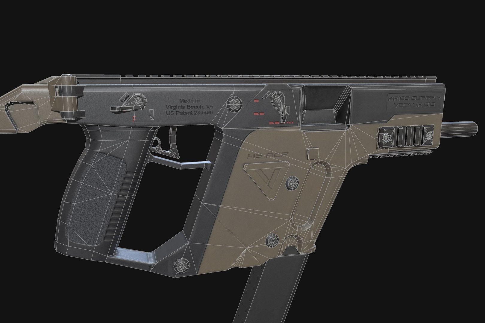 Kriss Vector 3D Model - TurboSquid 1818954