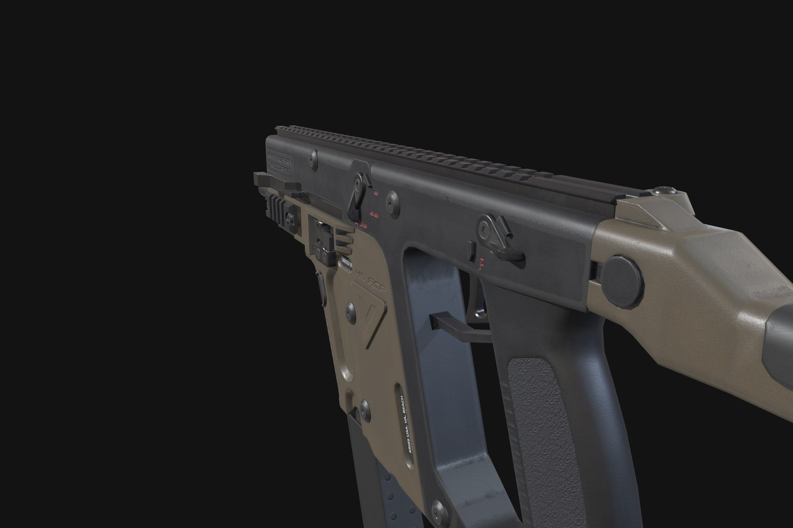 Kriss Vector 3D Model - TurboSquid 1818954