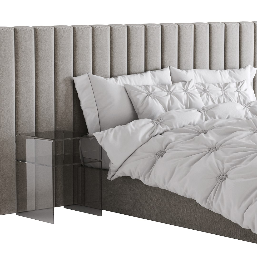 3D Avalon Channel Stitch Bed - TurboSquid 1388283