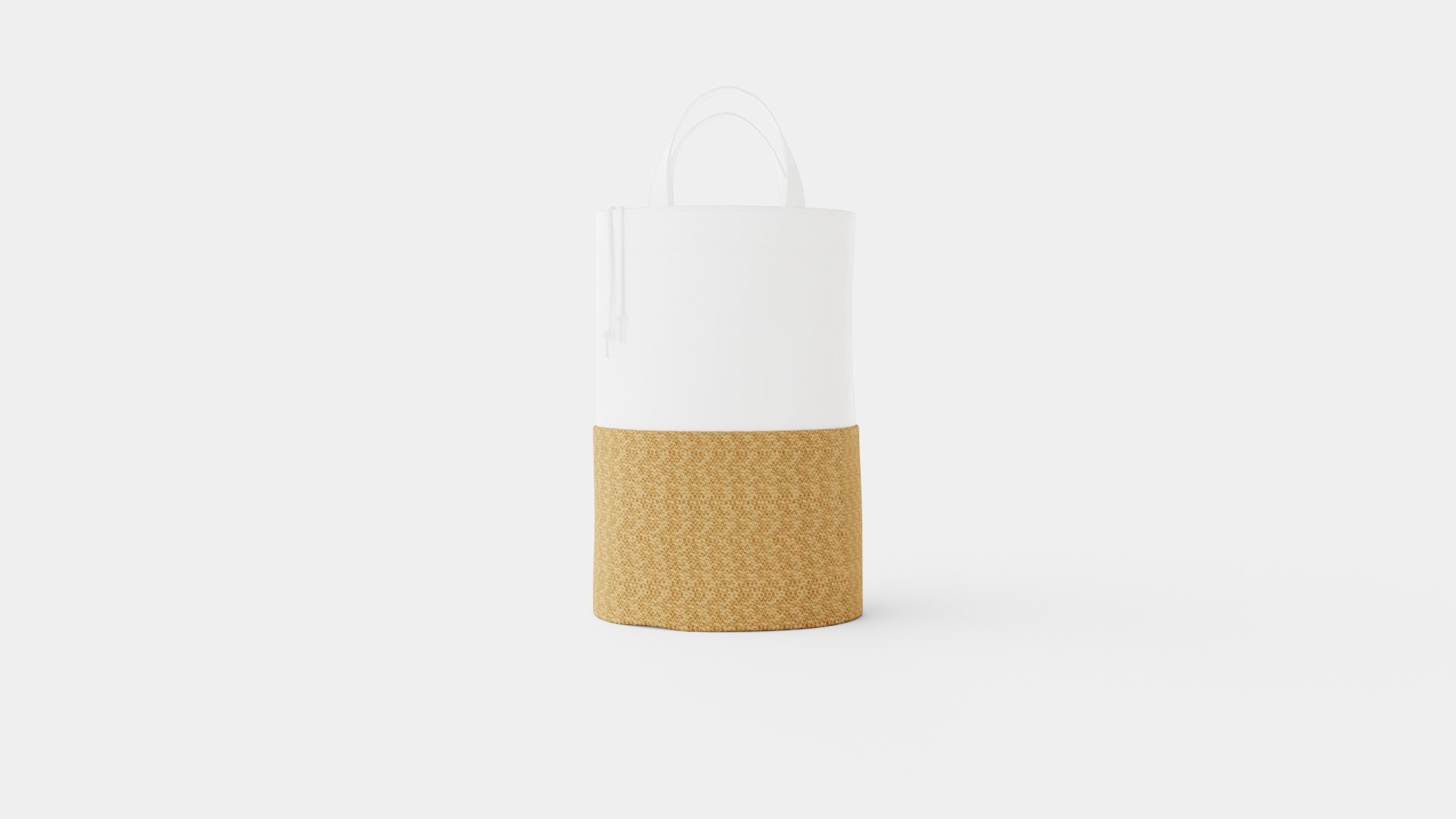 3D Laundry Bag With A Braided Seagrass Model - TurboSquid 2246323