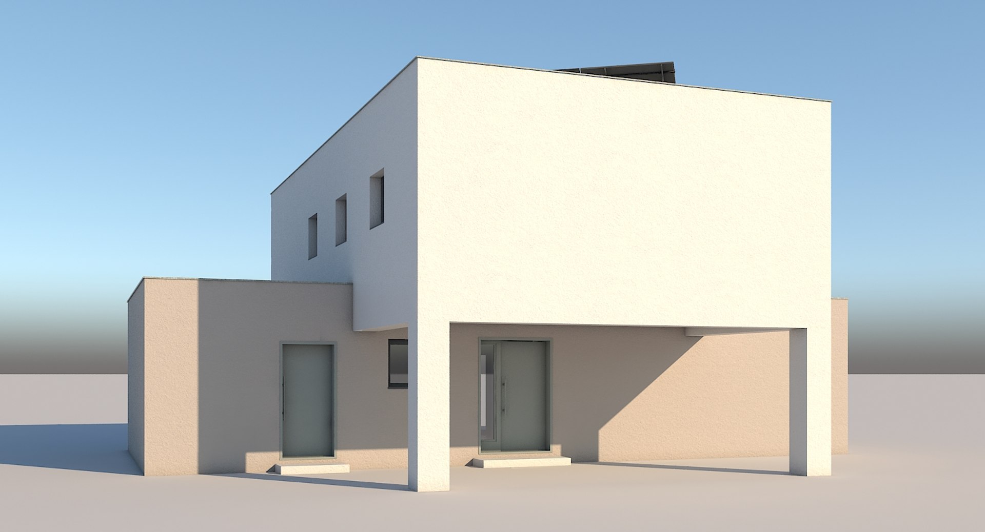 Contemporary House 3D Model - TurboSquid 1404125