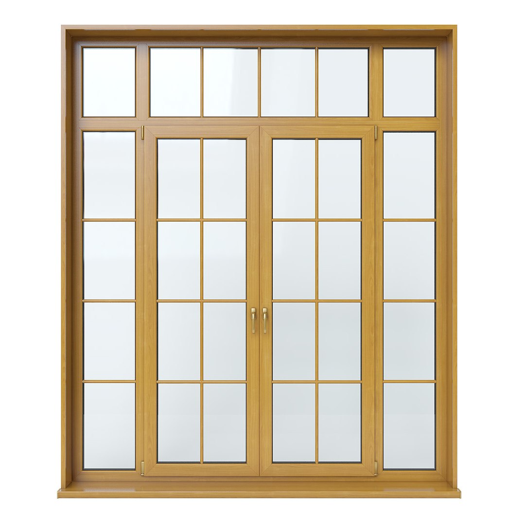 French Doors 3d Model