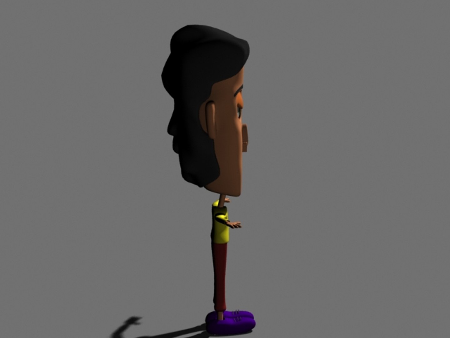 3ds mr wazo character cartoon