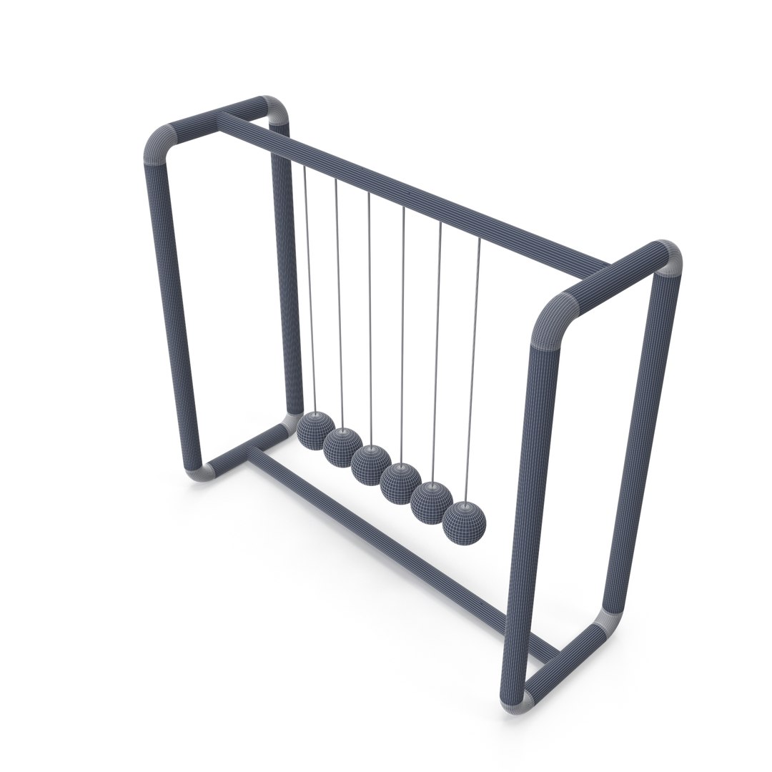 Newton cradle 3D model - TurboSquid 2128403