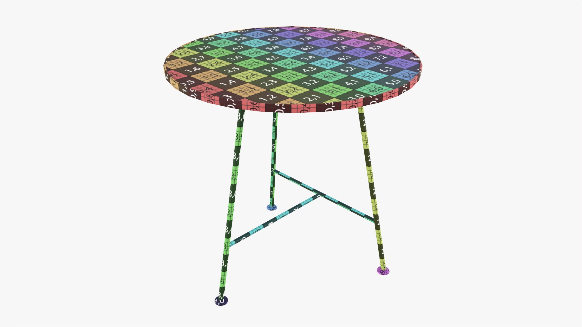 Outdoor coffee table 3D model - TurboSquid 1866510