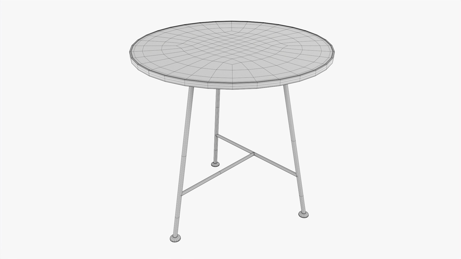 Outdoor coffee table 3D model - TurboSquid 1866510