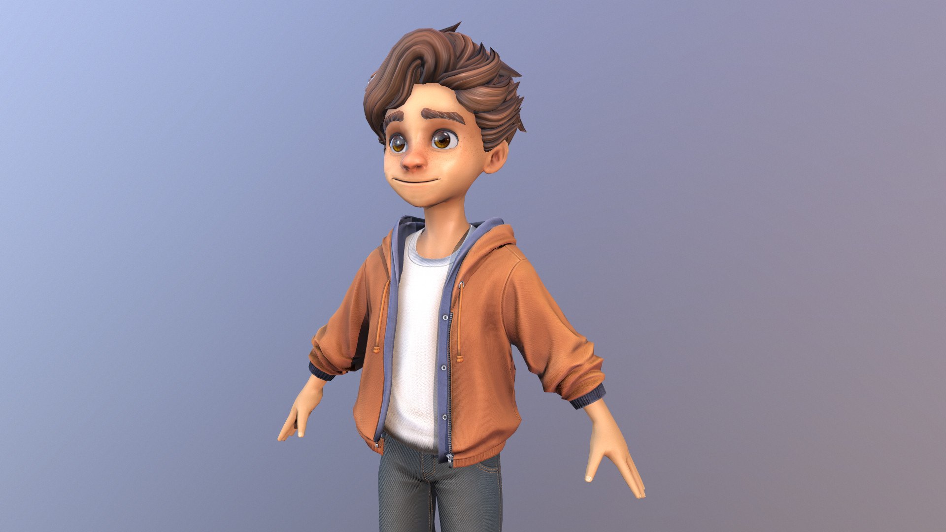 3D Model Stylized Boy02 - TurboSquid 2202633