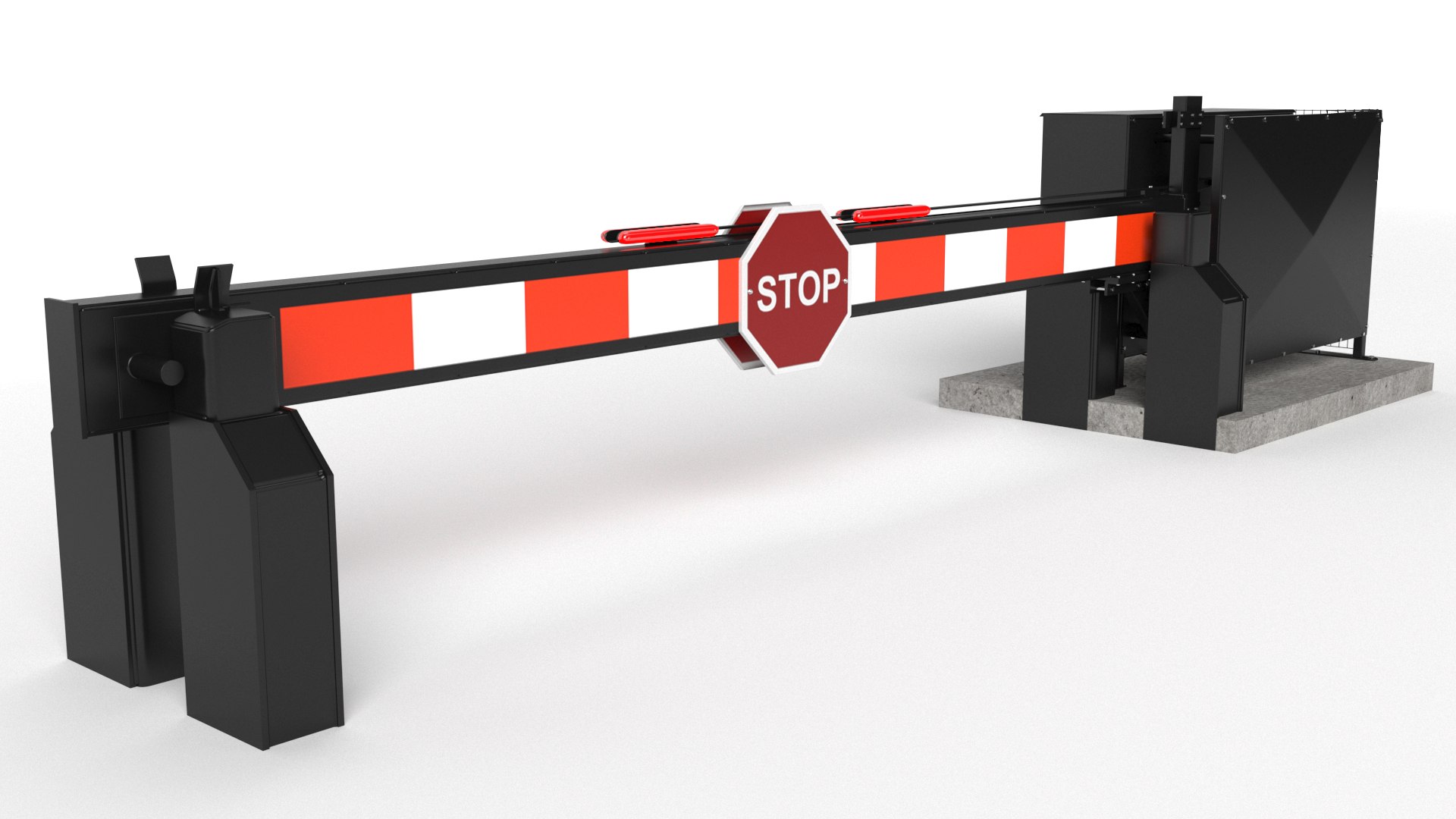 Crash Barrier 3D Model - TurboSquid 1771403
