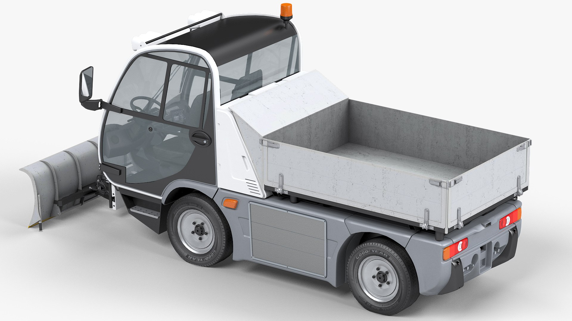 Municipal Compact Tipper Ausa M250 Model - TurboSquid 1773790