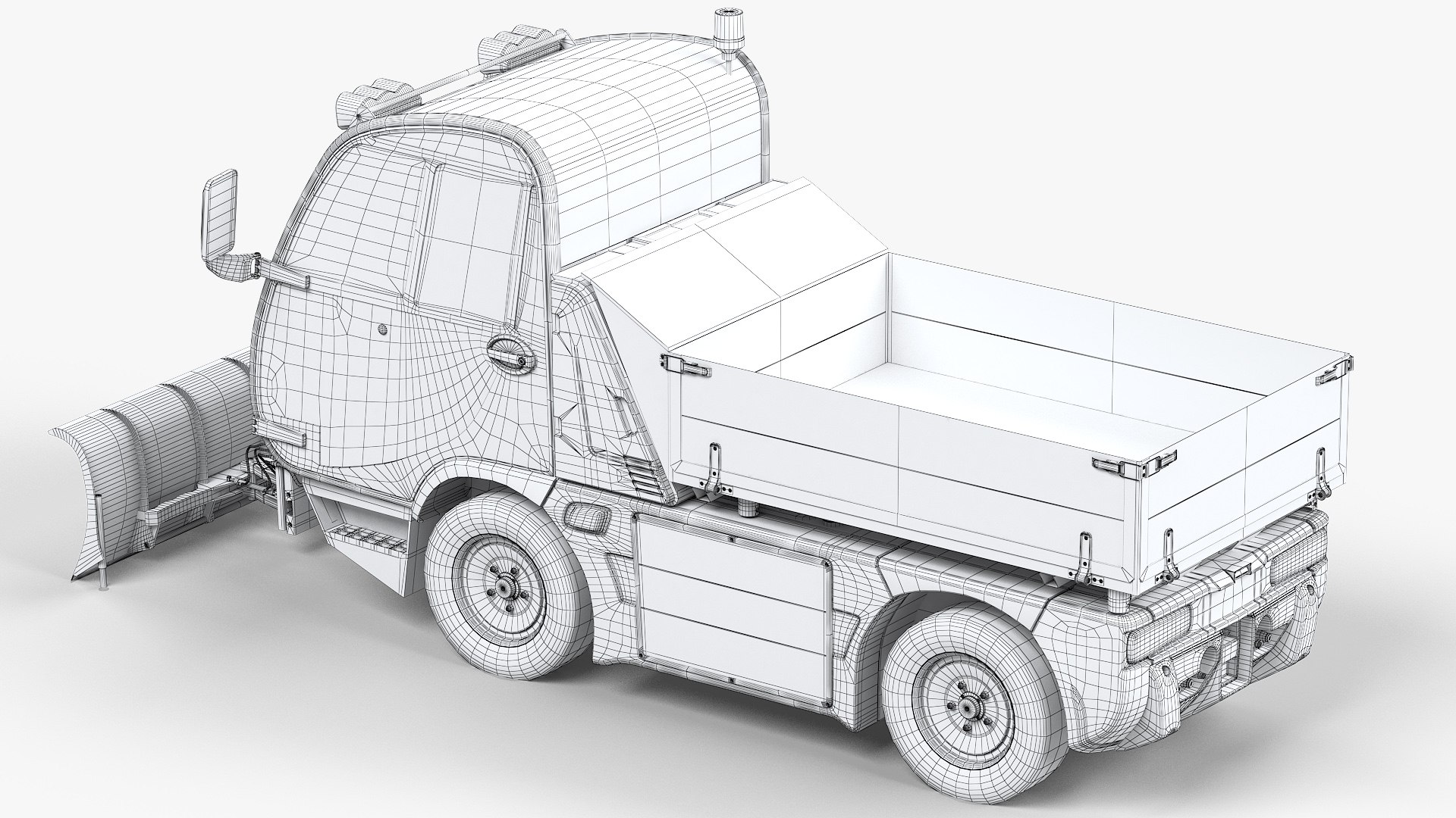 Municipal Compact Tipper Ausa M250 Model - TurboSquid 1773790