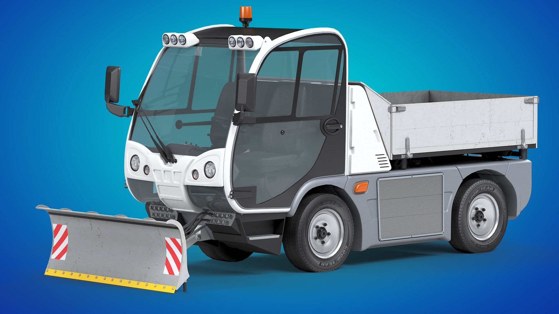 Municipal Compact Tipper Ausa M250 Model - TurboSquid 1773790
