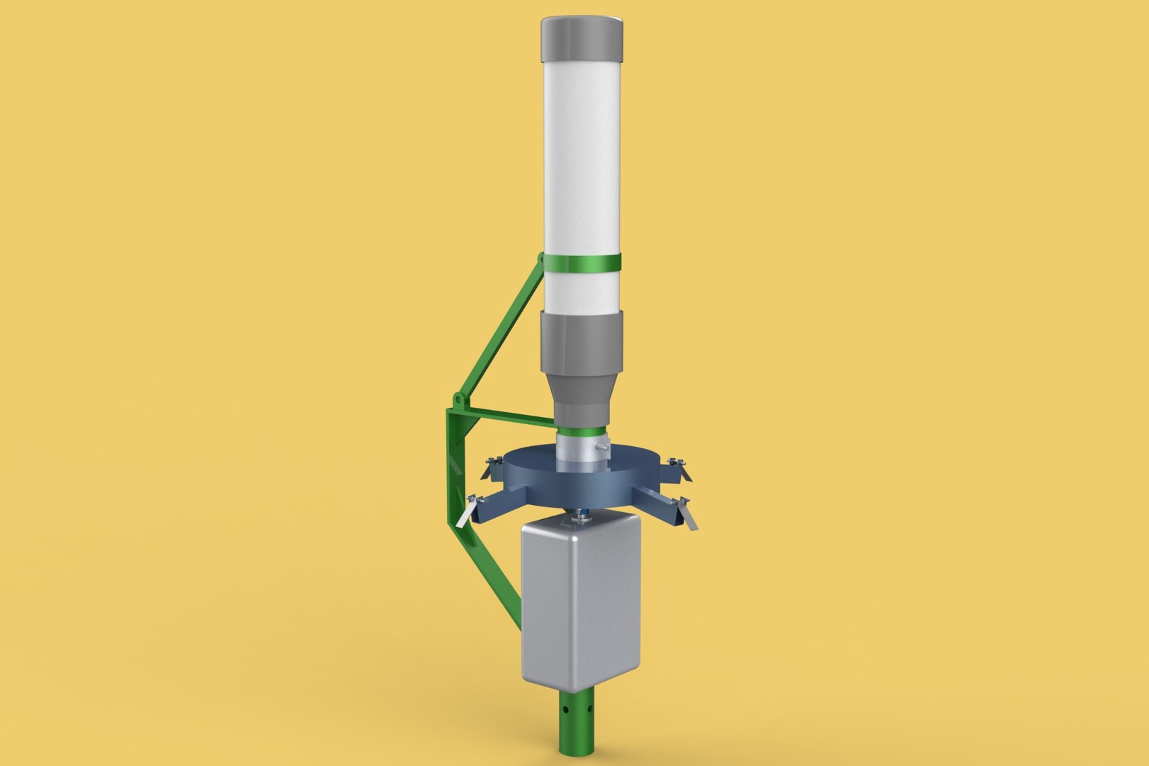 ROTARY CENTRIFUGAL FISH FEEDER SPREADER Model - TurboSquid 2222969