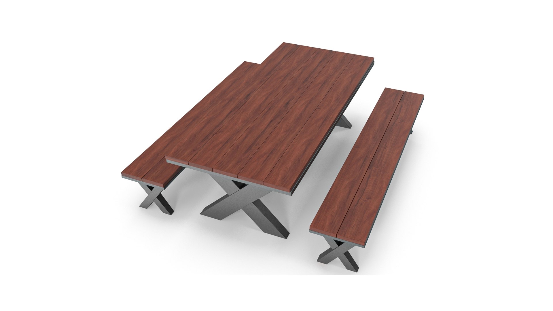 3D Park Table 05 PBR - TurboSquid 1968677