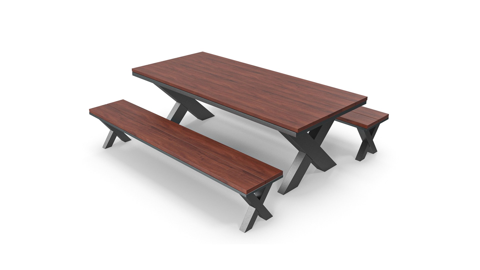 3D Park Table 05 PBR - TurboSquid 1968677