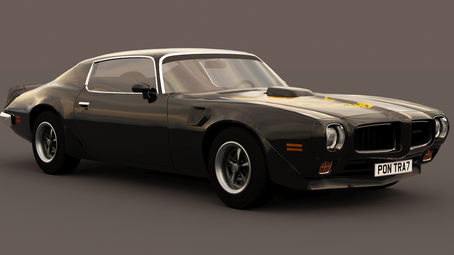 3D Pontiac Trans Am 1973 - TurboSquid 2223092