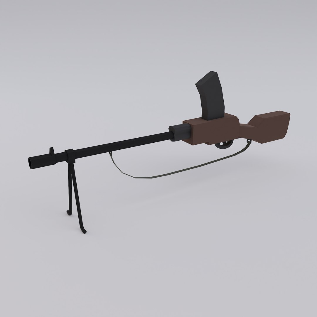 3D MADSEN Light Machine Gun Model - TurboSquid 1992603