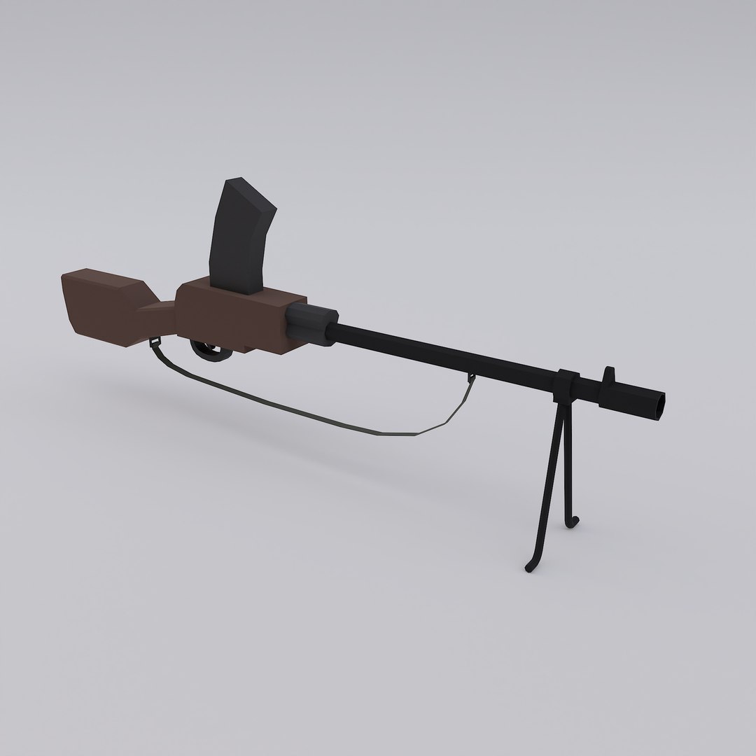 3D MADSEN Light Machine Gun Model - TurboSquid 1992603