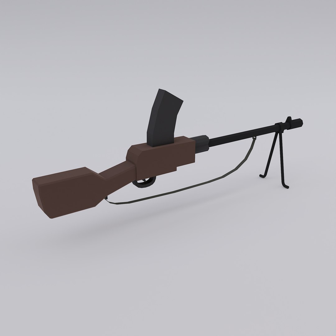 3D MADSEN Light Machine Gun Model - TurboSquid 1992603