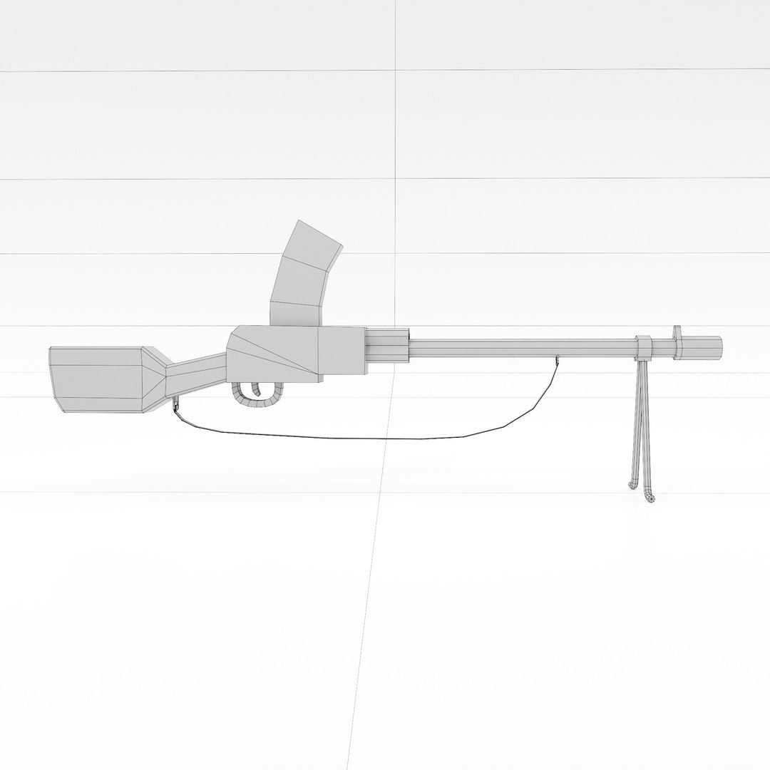 3D MADSEN Light Machine Gun Model - TurboSquid 1992603