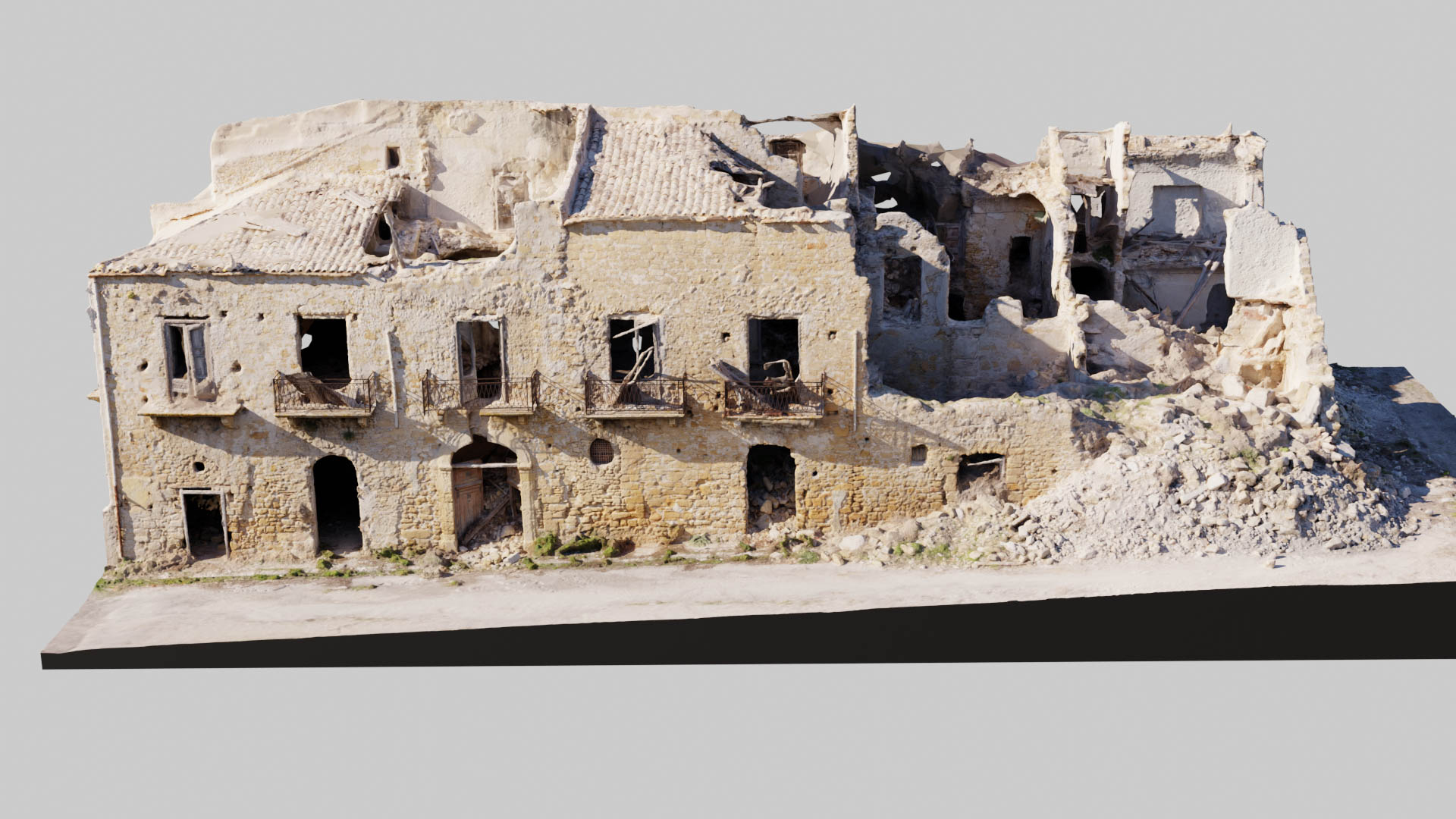 Abandoned-Building-Collapsed-9 Model - TurboSquid 2236467