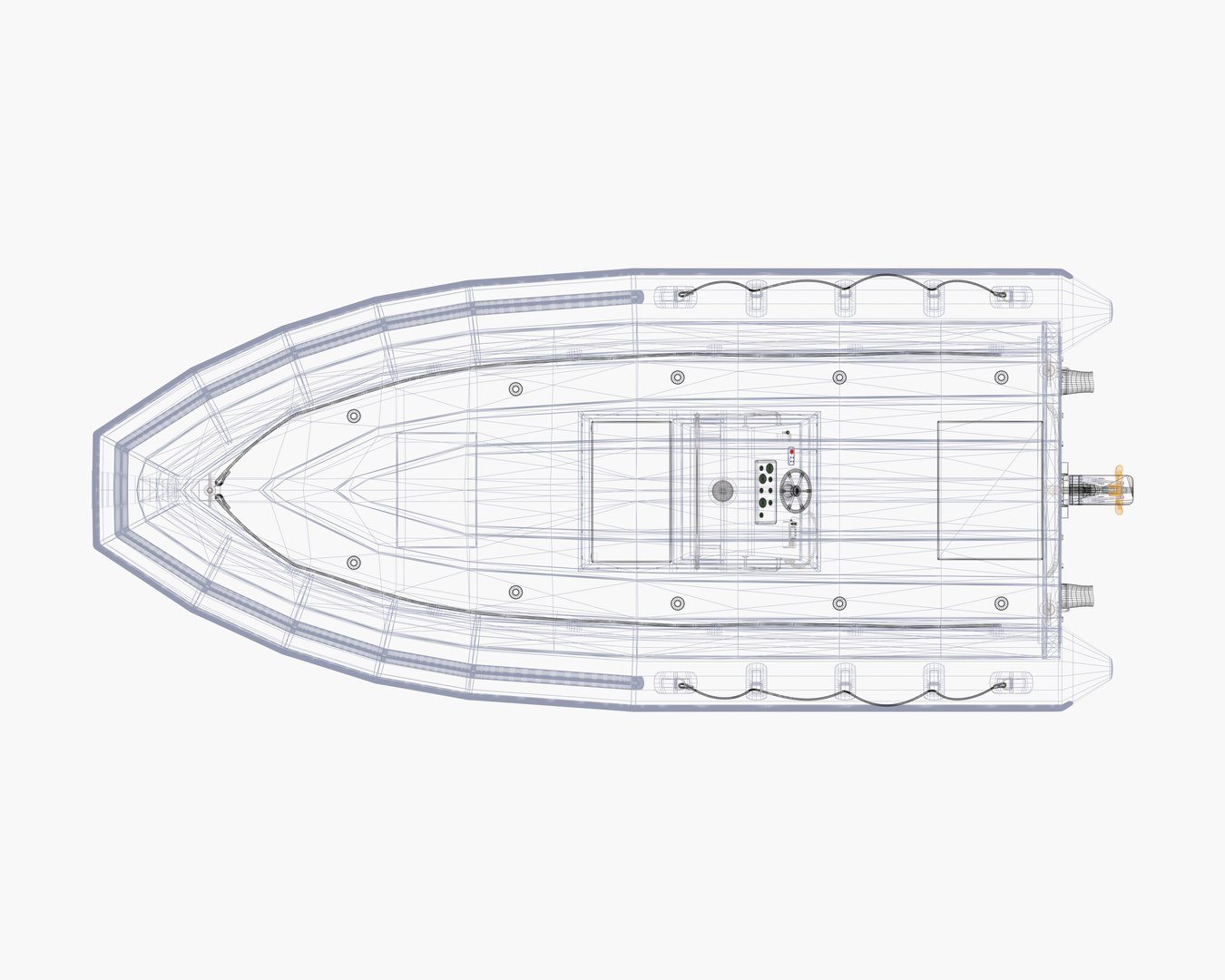 Rigid Hull Inflatable Boat Model - TurboSquid 2077526