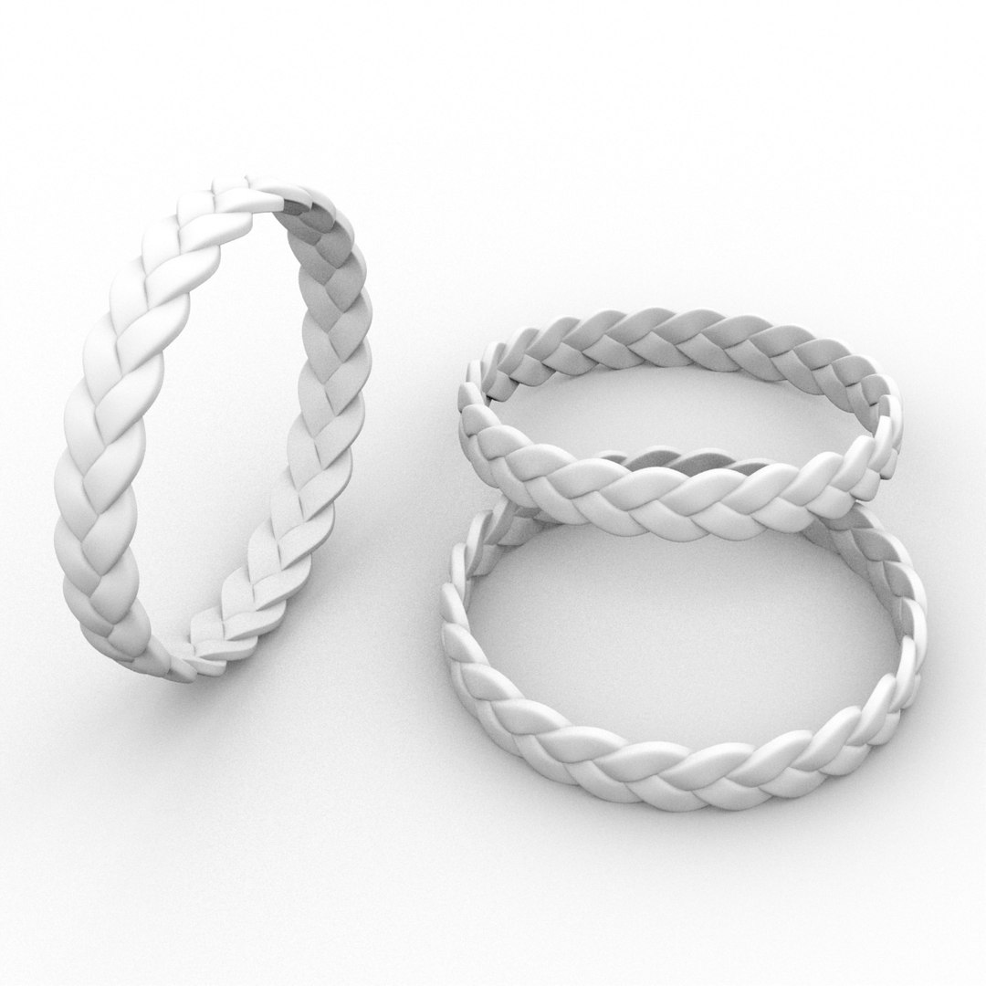 Braided Bracelet 3d Obj