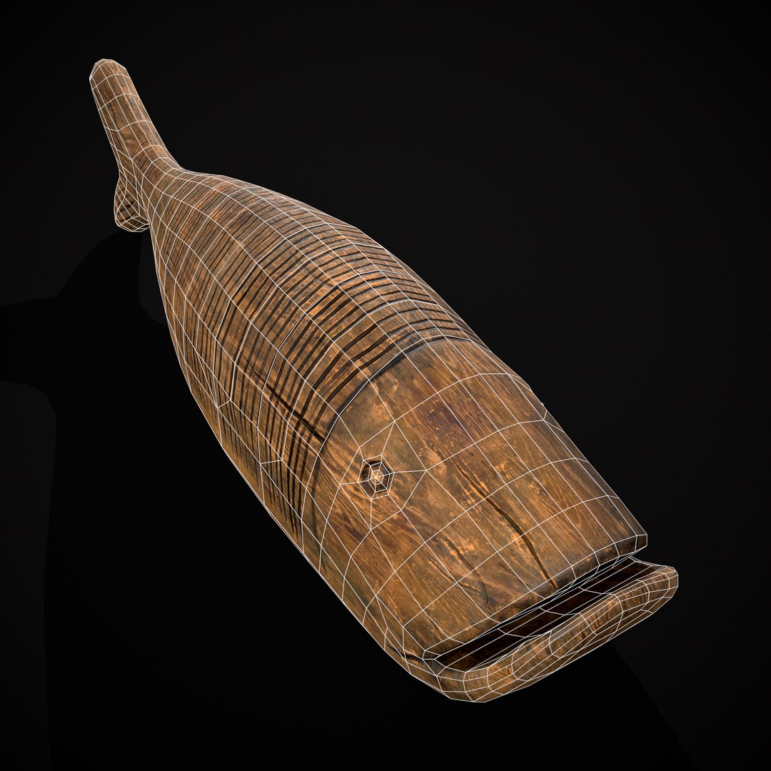 3D Model Medieval Wooden Fish Toy - TurboSquid 2141661