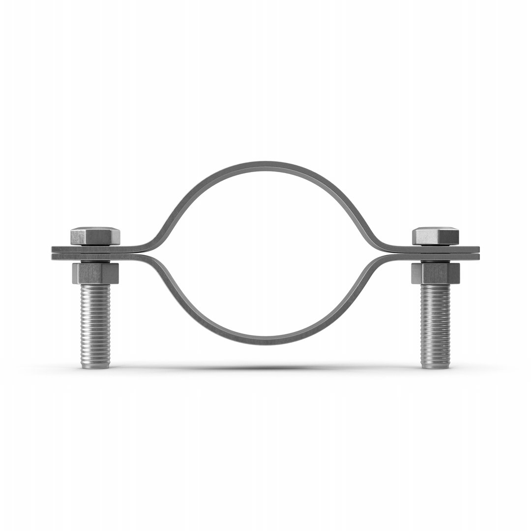 3D Metal Pipe Clamp - TurboSquid 2150602