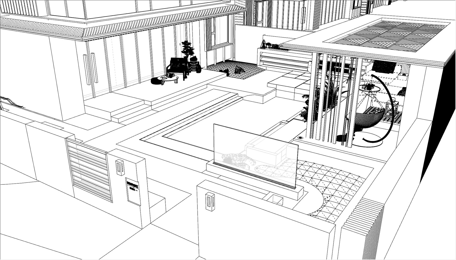 3D Model Patio Backyard And Garden-A9 - TurboSquid 2039355