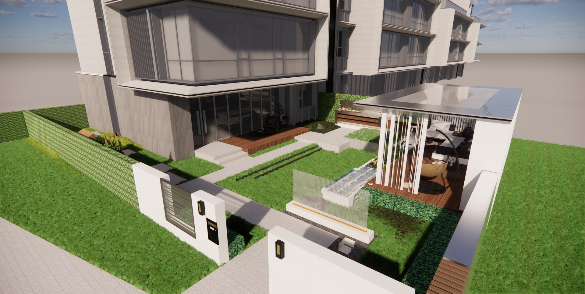 3D Model Patio Backyard And Garden-A9 - TurboSquid 2039355