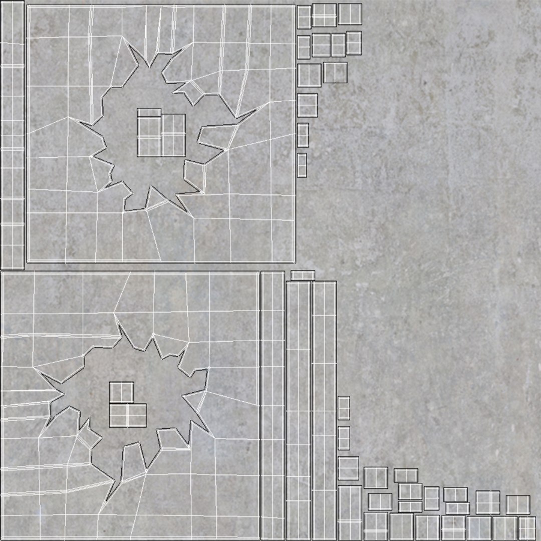 Broken Wall Panel 3D Model - TurboSquid 2224579