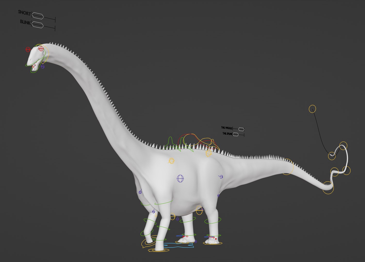 3D Diplodocus Model - TurboSquid 1900623