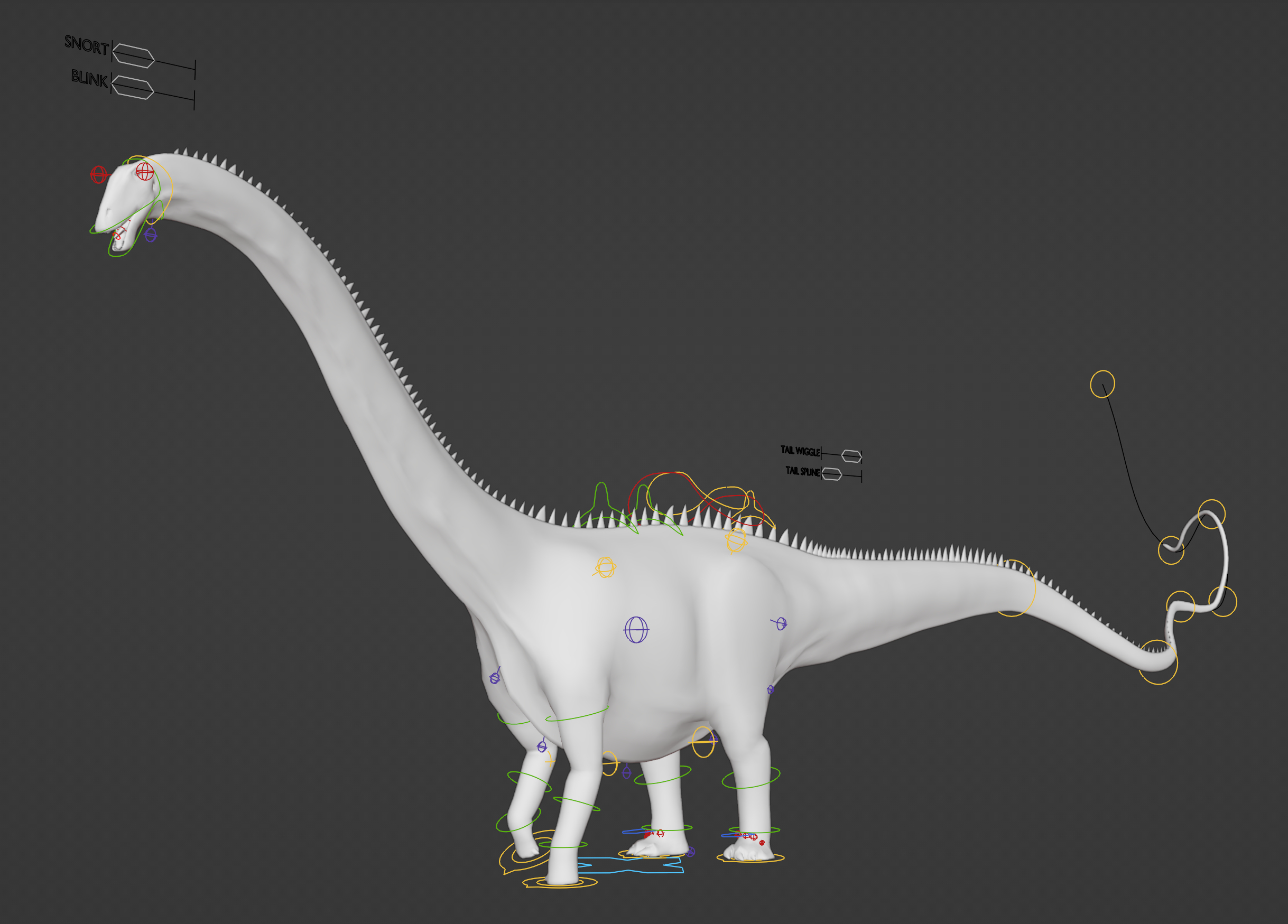 3D Diplodocus model - TurboSquid 1900623