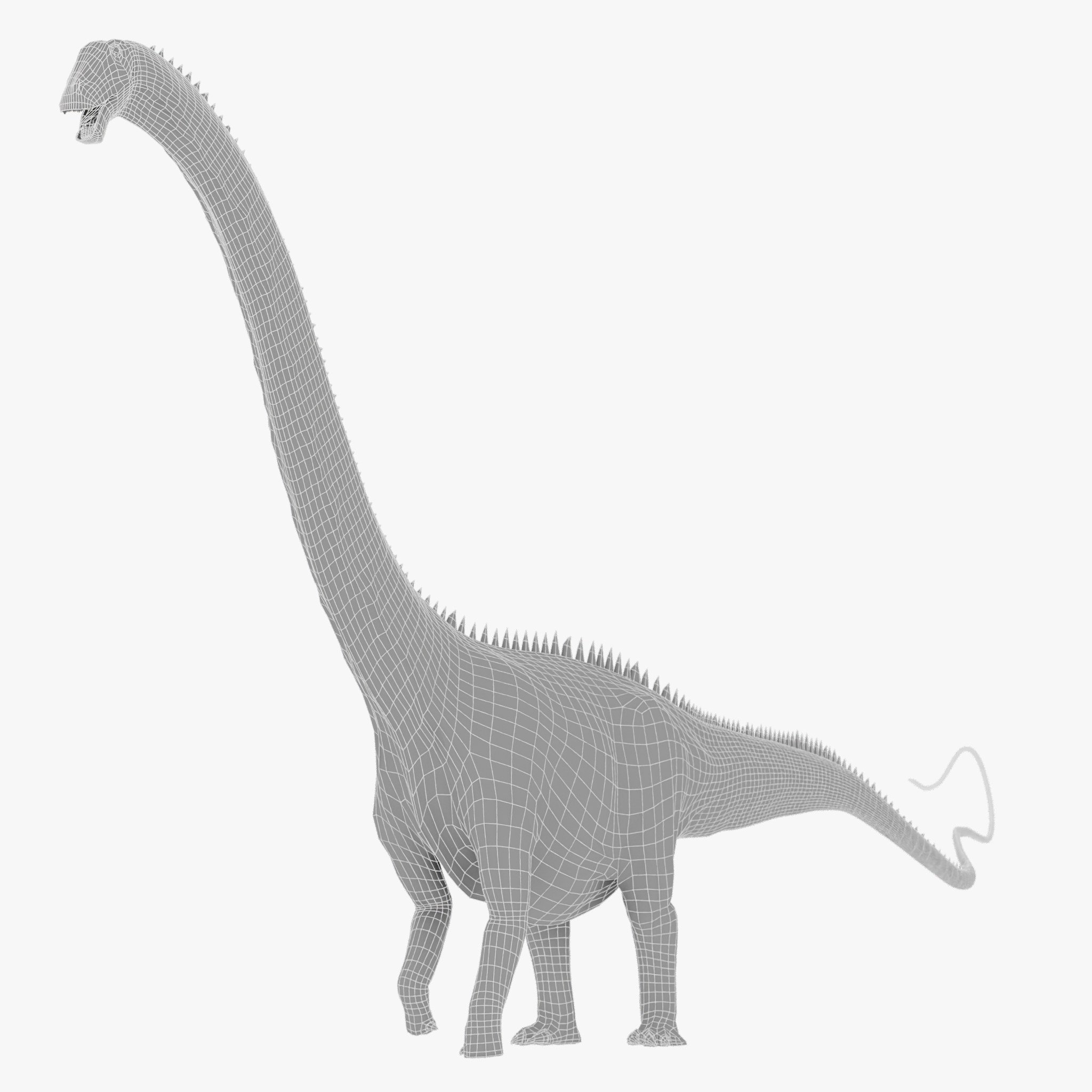 3D Diplodocus model - TurboSquid 1900623