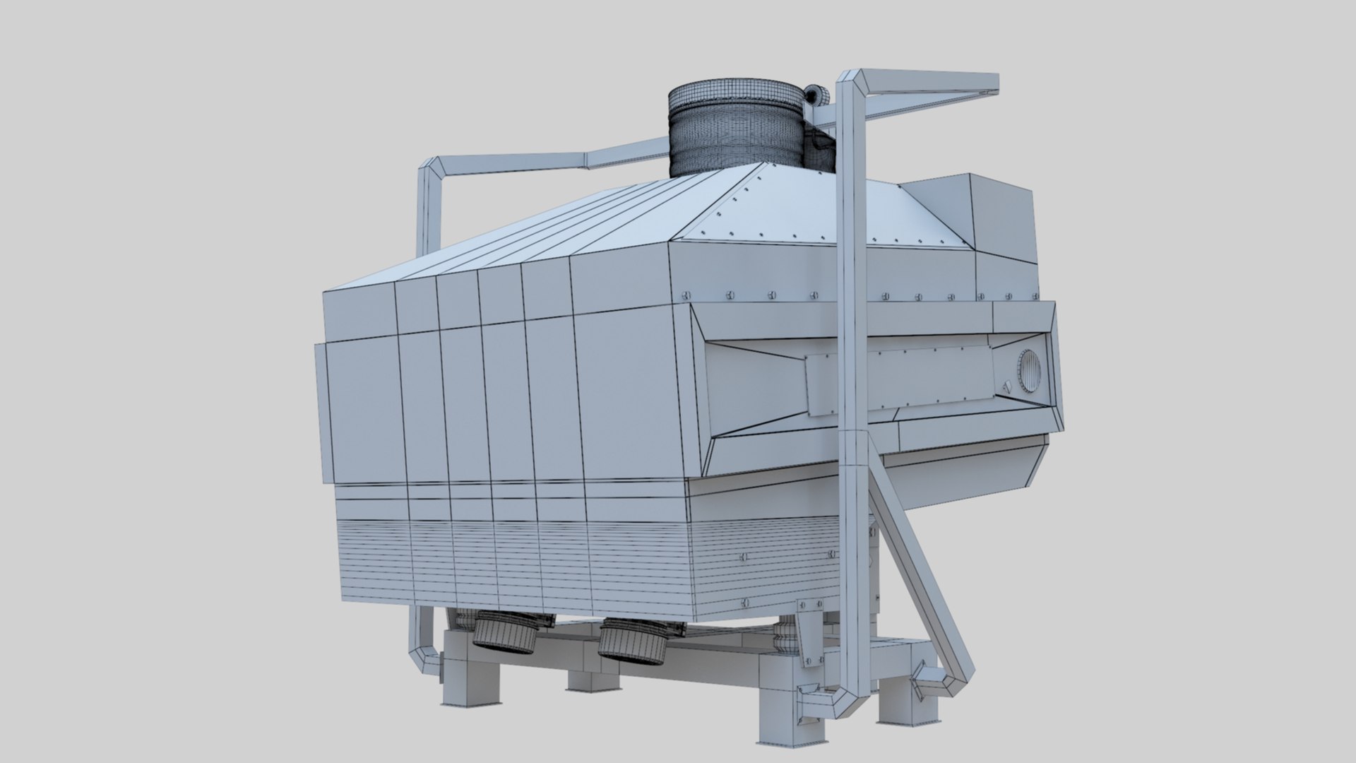 Wheat Grain Flour Milling Machine PACK 1 3D Model - TurboSquid 1964511