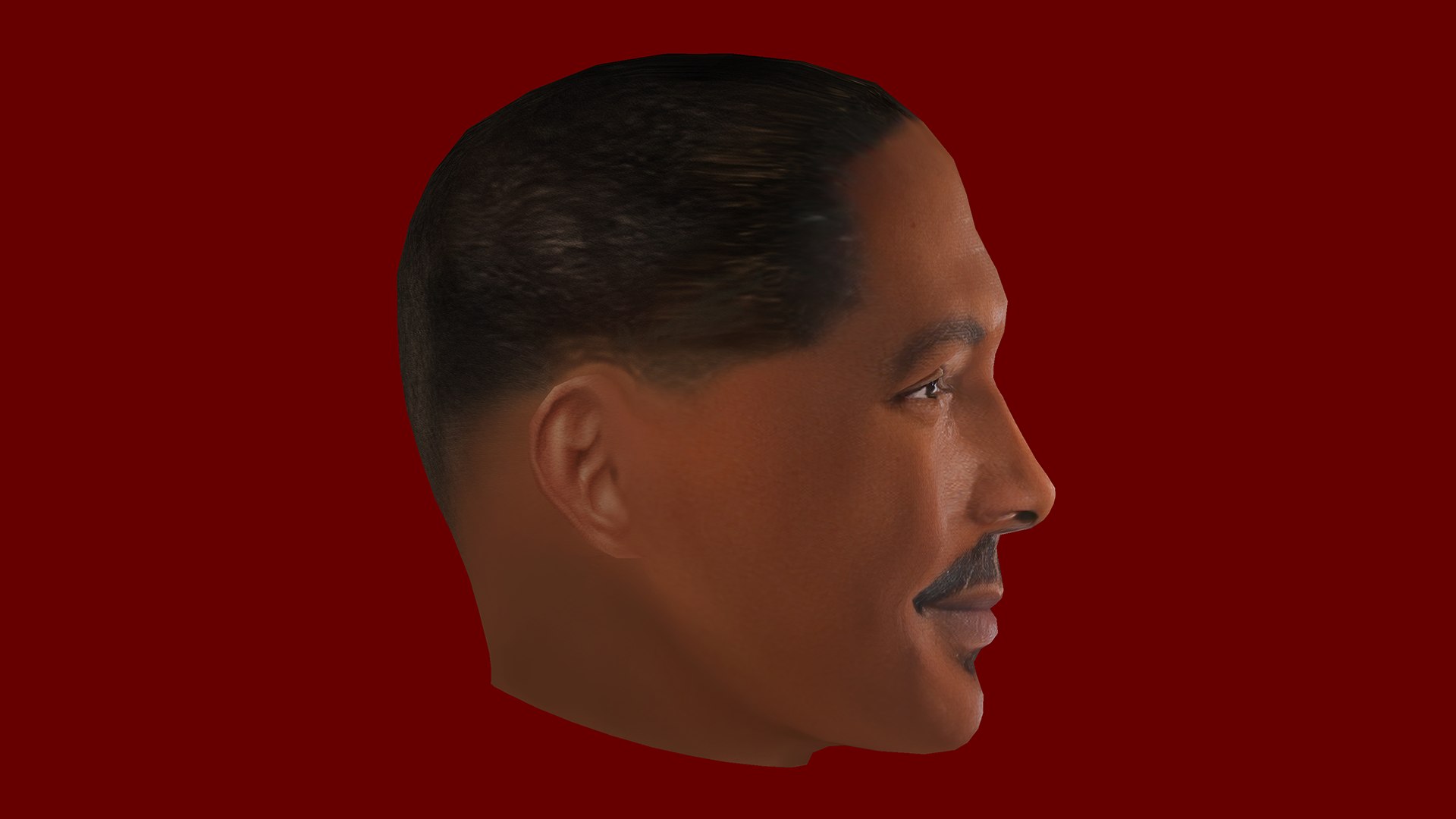 Eddie Murphy Head - Low Poly Head For Game Low-poly 3D Model ...