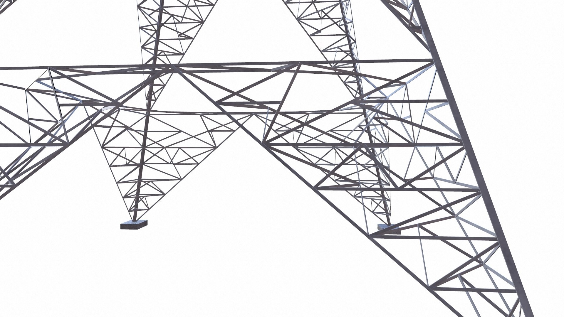 3D Electric Power Tower - TurboSquid 2340449