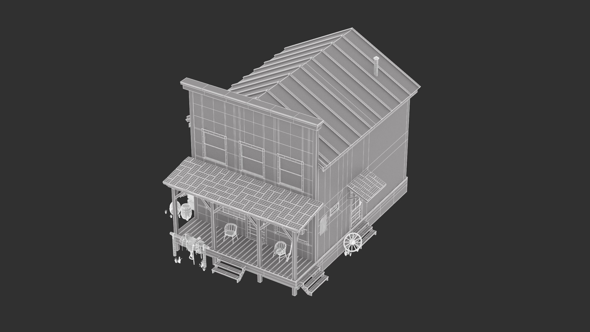 3D Sheriff Office Model - TurboSquid 2097840