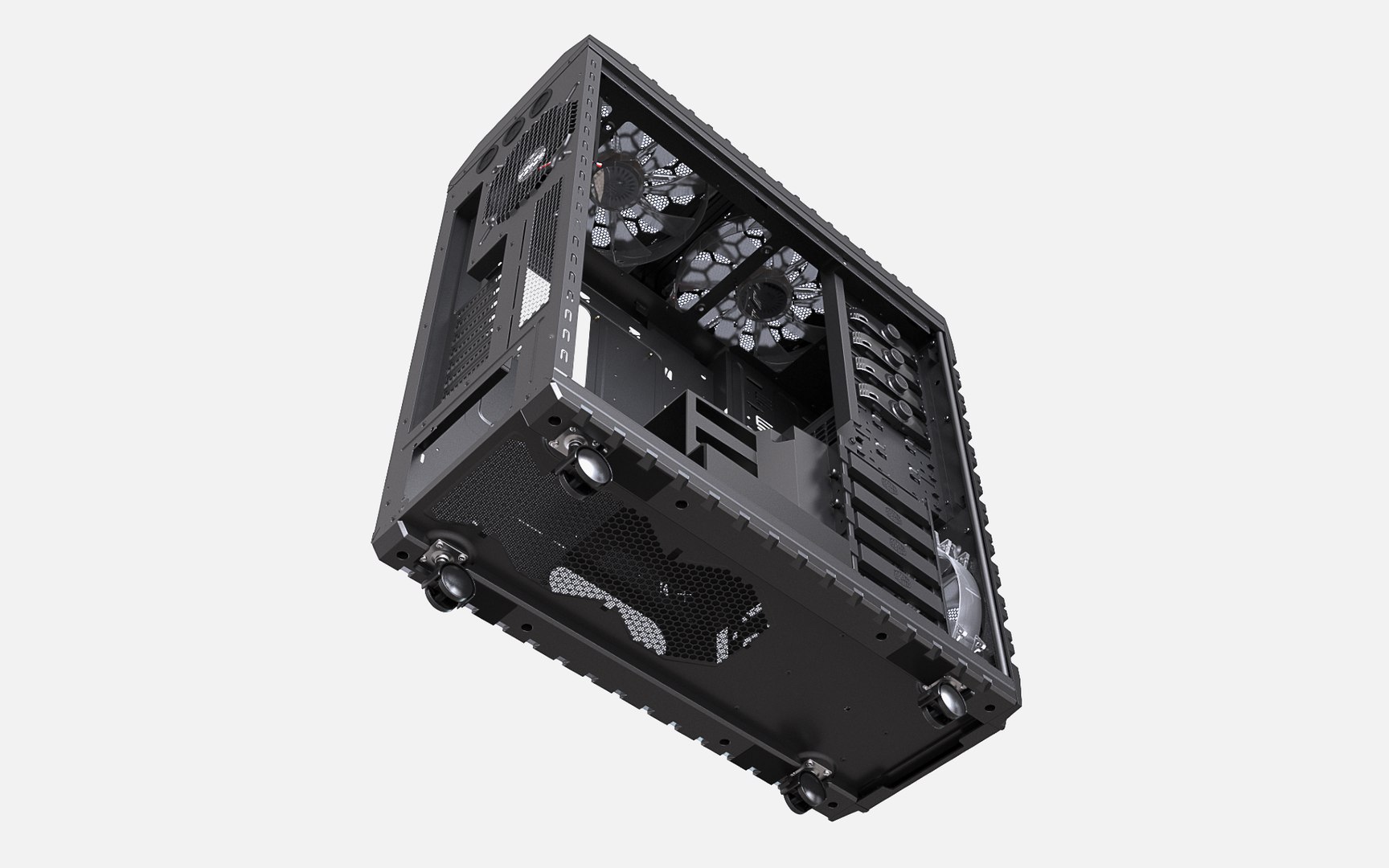 Pc case haf-x 3D model - TurboSquid 1380553