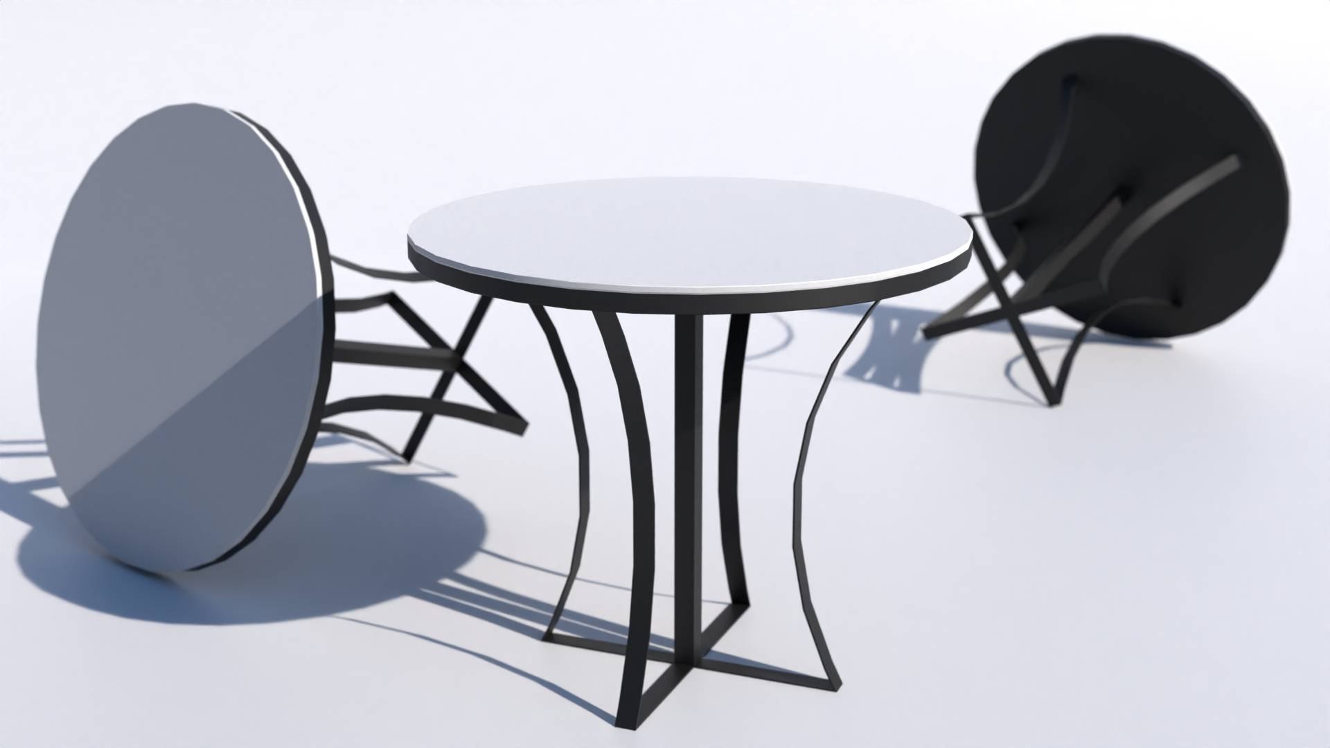 Outdoor Table 3D Model - TurboSquid 2074611