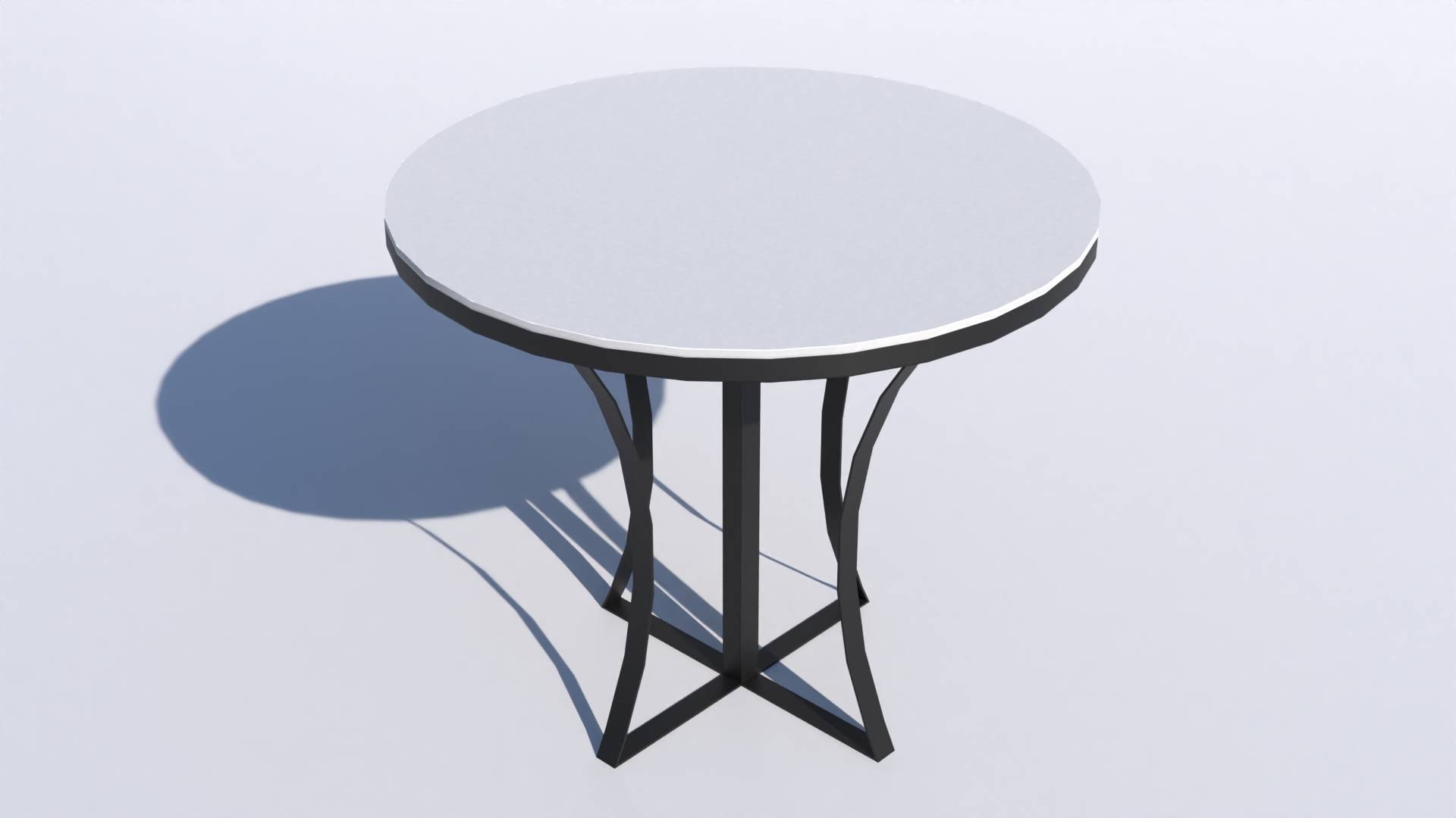 Outdoor Table 3D Model - TurboSquid 2074611