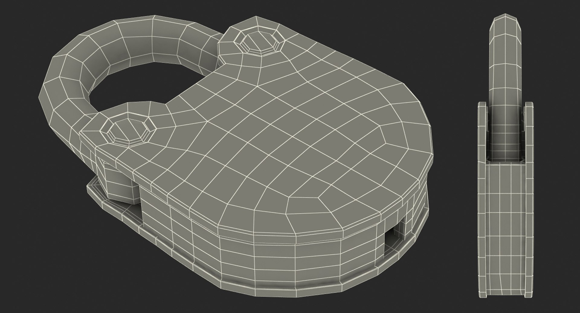 Brass Padlocks 3D Model - TurboSquid 1548963