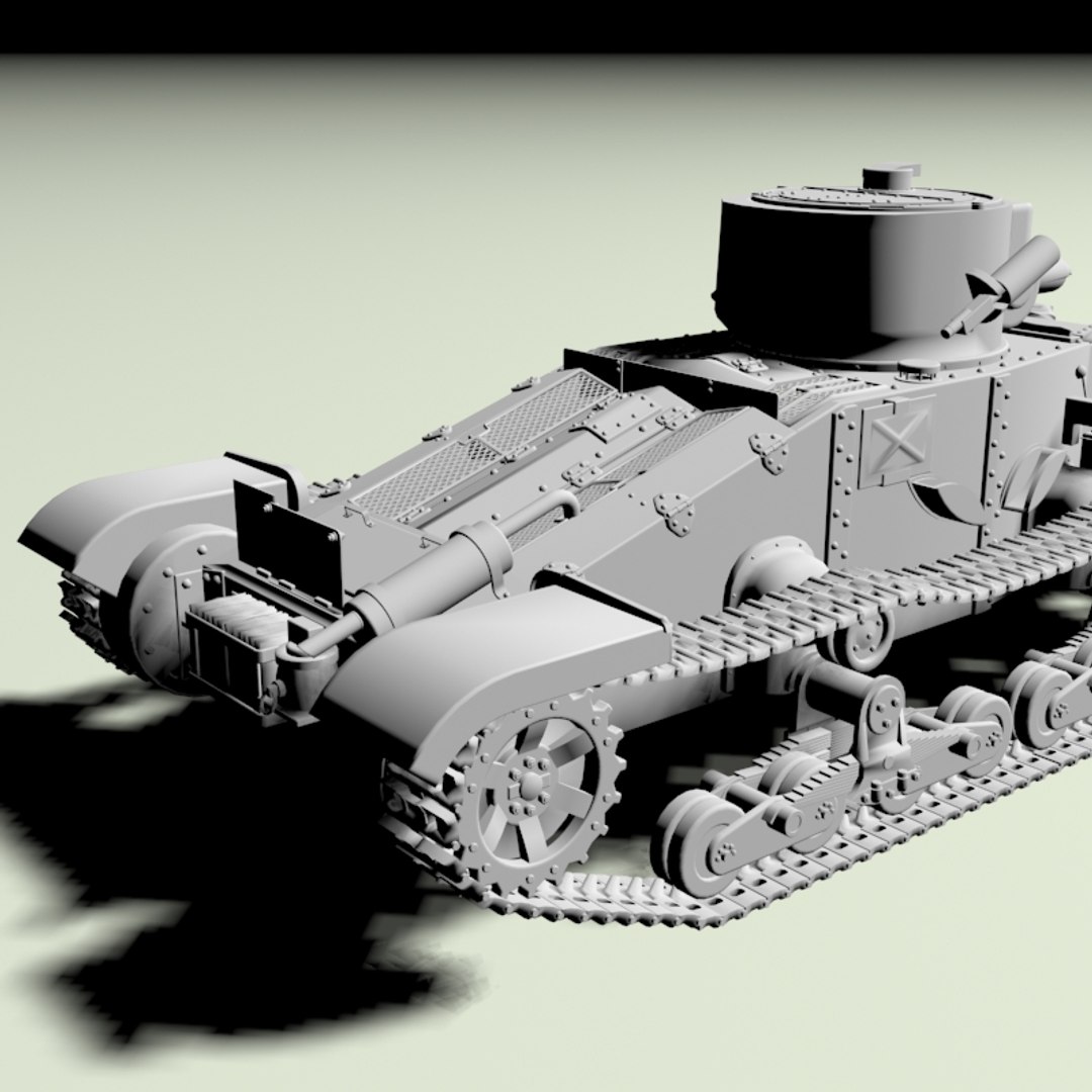 3d model matilda infantry tank