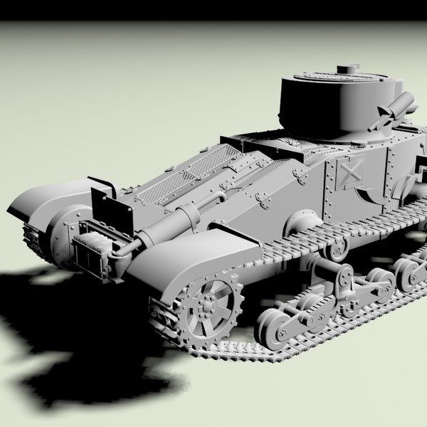 3d model matilda infantry tank
