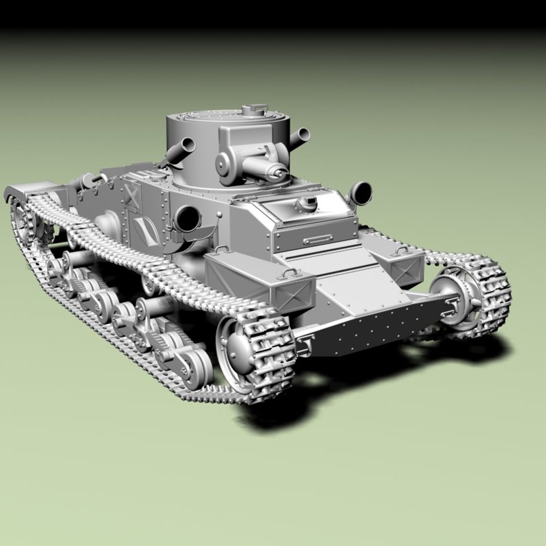 3d model matilda infantry tank
