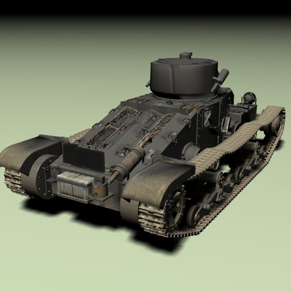 3d model matilda infantry tank