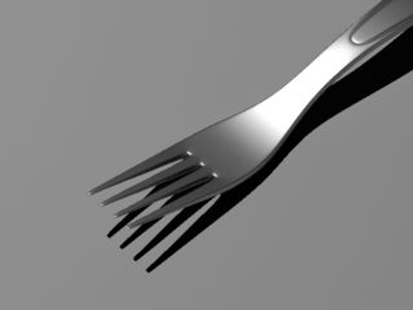 Metal Fork 3d Model