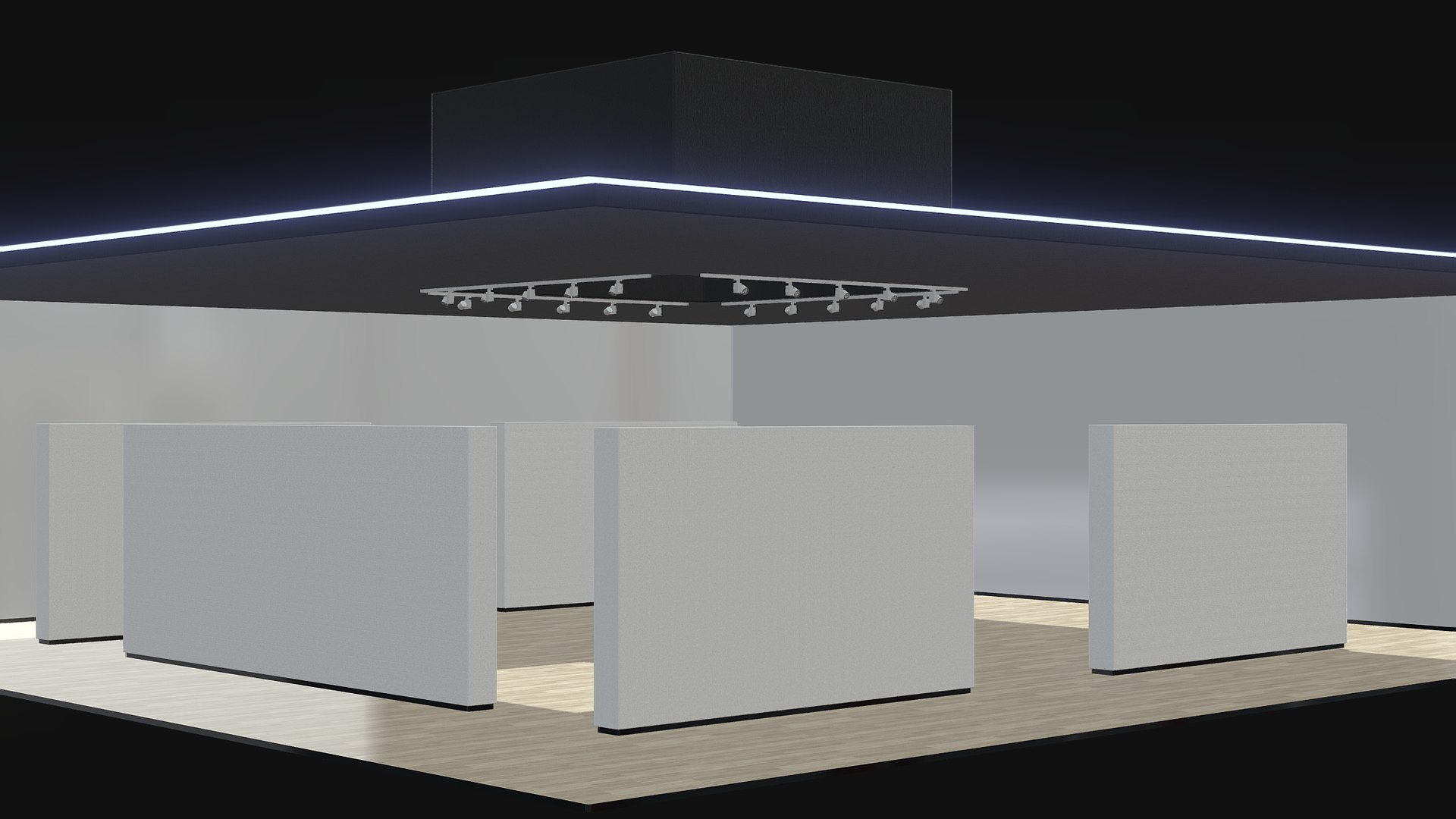 VR Square Room 001 Realistic 3D Model - TurboSquid 1974308