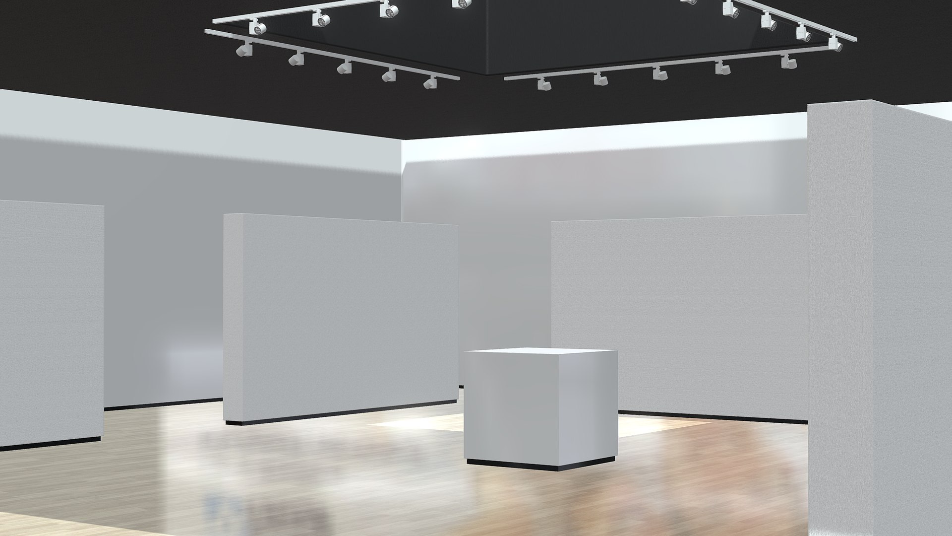 VR Square Room 001 Realistic 3D Model - TurboSquid 1974308