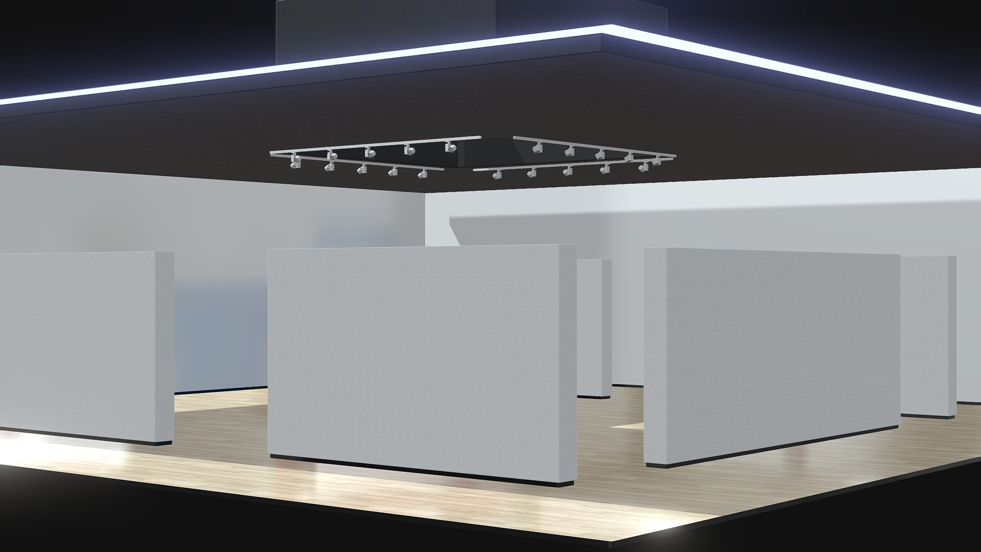 VR Square Room 001 Realistic 3D Model - TurboSquid 1974308